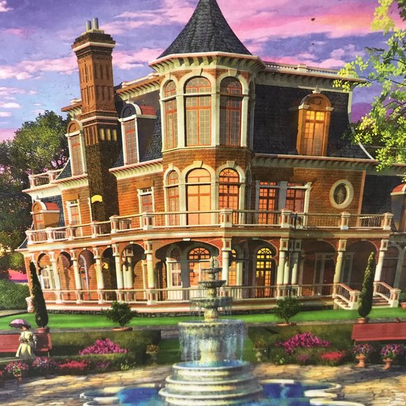 Big Ben | Games | New Big Ben Victoria Mansion Grounds 75 Piece Puzzle ...